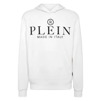 Philipp Plein Homme, Sweatshirts et sweats &agrave; capuche, Blanc, Taille: M Sweat &agrave; capuche SweaT-shirt