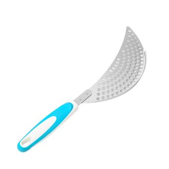 Generic Nudelsieb - Nudelsieb Edelstahl mit stiel als Abgiesshilfe f&uuml;r T&ouml;pfe Flaches Abtropfsieb platzsparend, funktionale Abgie&szlig;hilfe f&uuml;r Pasta, Kartoffeln, 