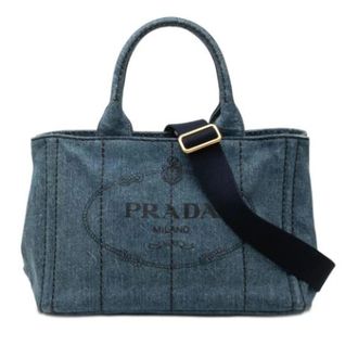 Prada Pre-owned Sac cabas en denim - Femme - Pre-owned - Bleu - Taille: ONE Size