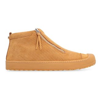 Volta Eco-suede high-top sneakers - - Shoes - Herren - Braun - 40 EU