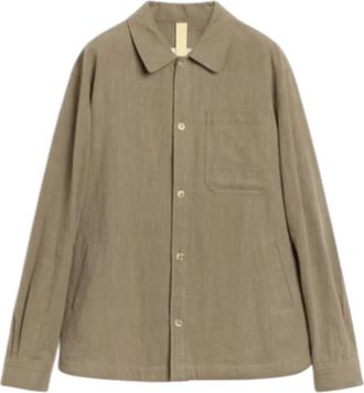 Brixtol Textiles Homme, Vestes, Brun, Taille: L Frank Linen Overshirt