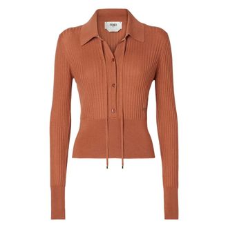 Fendi Damen, Strickwaren, Braun, SGr&ouml;&szlig;e