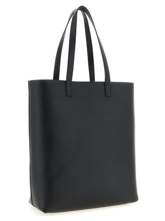 Saint Laurent Calfskin Leather Tote Bag - Black
