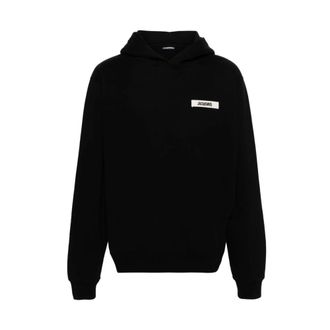 Jacquemus The Gros Grain Hoodie - - Sweatshirts & Hoodies - Herren - Schwarzk - 2XL