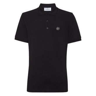 Philipp Plein Polo Shirt SS Stones Skull&Bones - - Tops - Herren - Schwarzk - 4XL