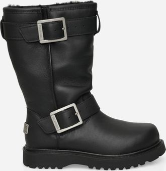 UGG Willy Chavarria Biker Boots Black