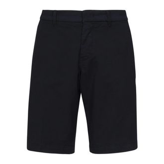 Fay Cotton Chino Shorts - - Shorts - Herren - Blau - W33