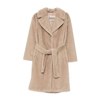 Herno Femme, Manteaux, Beige, Taille: 40 FR Herno Manteaux