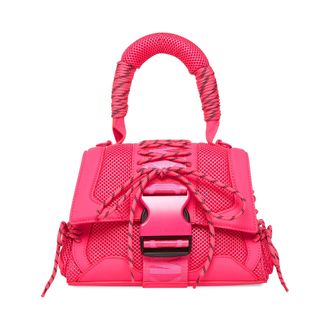 Steve Madden Damen Diego Crossbody mit Tragegriff Oben, neon pink