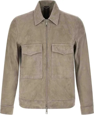 Giorgio Brato Blouson En Cuir - Gris