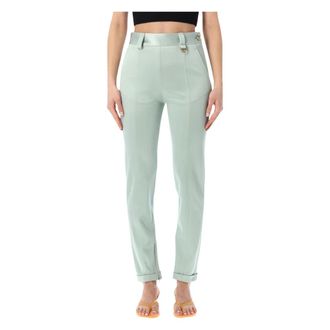 Chlo&eacute; High-rise Jersey Slim Pants - - Trousers - Damen - Blau - XS