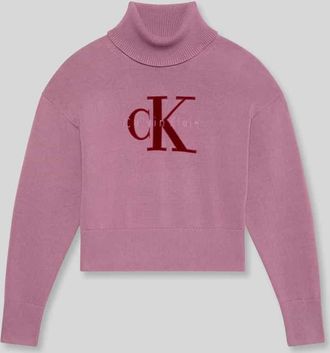 Calvin Klein Jeans Regular Fit Pullover aus reiner Baumwolle