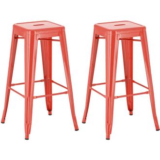 Clp 2er Set Barhocker Joshua rot