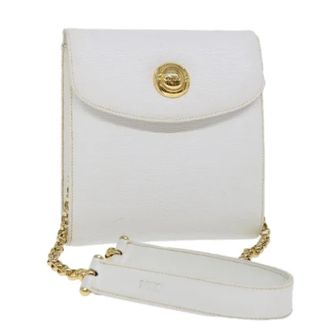 Chlo&eacute; Pre-owned Leder Schultertasche - - Pre-owned - Damen - Wei&szlig; - ONE SIZE