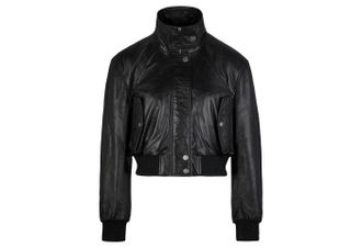 Trueprodigy Lederjacke Kiora Bomberjacke Pilotenjacke Fliegerjacke