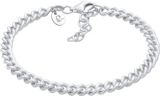Elli PREMIUM Armband Panzerkette Massiv Maskulin 925 Silber