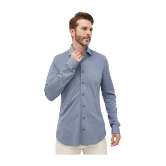 Michael Kors Chemise en coton - Homme - Chemises - Bleu - Taille: XL