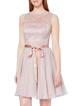 Swing Robe Selina Dentelle à Fleur Femme Rose (rose clair 6969) - Taille: 46