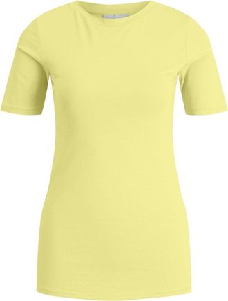 Jack & Jones JJXX Jack & Jones Damen JXEVELIN SS Stretch PIMA Tee NOOS T-Shirt, Elfin Yellow, XL