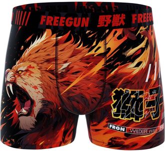 Freegun Herren-Boxershorts, Mikrofaser, L&ouml;we, A79, XL
