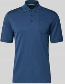 Bugatti Regular Fit Poloshirt mit Brusttasche und Label-Stitching