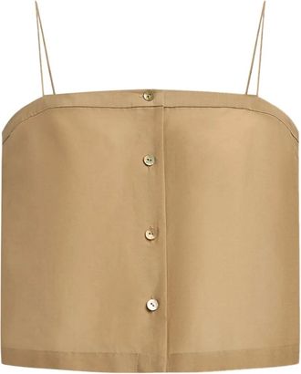 12 Storeez haut à fines bretelles - Marron