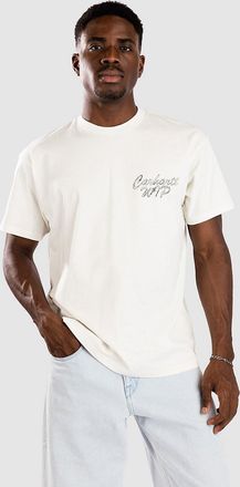 Carhartt Work in Progress Hatching Script T-Shirt garment dyed