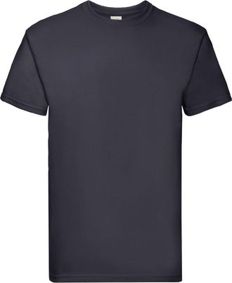 Fruit Of The Loom 10er Pack Super Premium T Herren Damen Unisex T-Shirt schwere Qualit&auml;t NEU, Farbe:deep Navy, Gr&ouml;&szlig;e:2XL