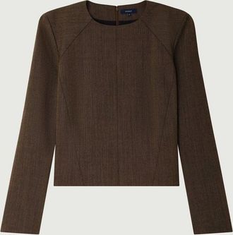 SOEUR BLOUSE GIOVANA MARRON