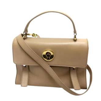 Saint Laurent Sac bandouli&egrave;re vintage Pre-owned - Femme - Pre-owned - Beige - Taille: ONE Size
