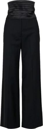 Erika Cavallini Semi Couture Femme, Pantalons, Noir, Taille: 36 FR Pantalon Semi-Couture
