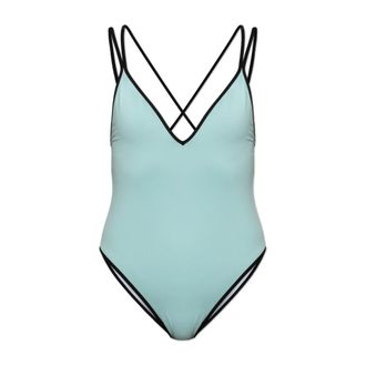 Balmain Einteiliger Badeanzug - - Swimwear - Damen - Blau - XL