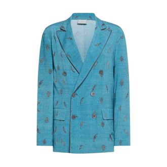 Pierre-Louis Mascia Damen, Jacken, Blau, LGr&ouml;&szlig;e