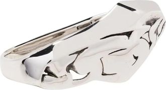Alexander McQueen Alexander McQueen Armbänder - Molten Chain Double Ring - Gr. S - in Silber - für Damen