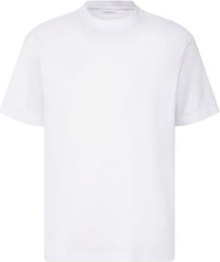 Seidensticker T-shirt uni &agrave; col rond en coton m&eacute;lang&eacute;