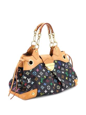 Louis Vuitton Mehrfarbige Ursula Satchel-Tasche mit Monogramm - Schwarz