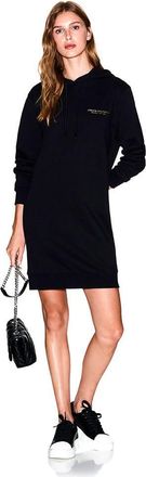 A|X Armani Exchange Womens Milano-New York Side Logo loged Drawstrings, Dress, Black, L