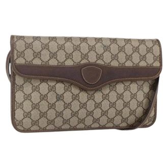 Gucci Sac bandouli&egrave;re vintage Pre-owned - Femme - Pre-owned - Beige - Taille: ONE Size