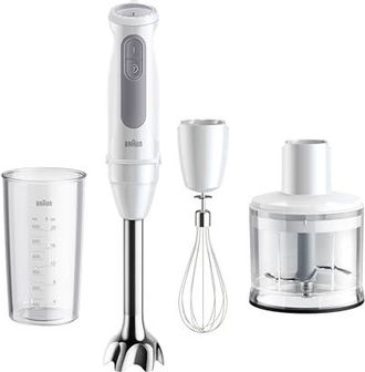 Braun MultiQuick 5 MQ50.236M, Mixeur Plongeant Technologie PowerBell Plus, 21 Vitesses & Turbo, Syst&egrave;me EasyClick Plus, Tige Acier Inoxydable, Fouet, Hachoi