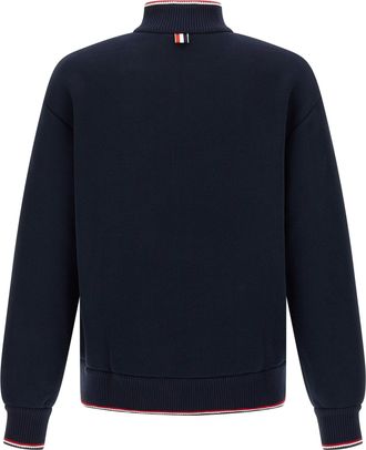 Thom Browne RWB Piping Sweatshirt - Navy