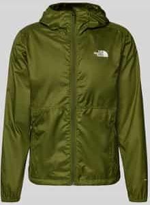The North Face Windbreaker mit Logo und Rei&szlig;verschlusstaschen