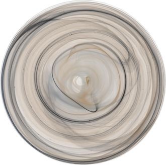 Leonardo Alabastro Teller, 1 Stück, einzigartiger Teller aus geschleudertem Alabasterglas, organische Textur, ästhetischer Kuchenteller für Desserts, Durchmess