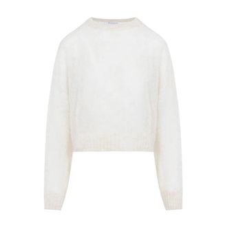 Brunello Cucinelli Mohair- und Wollpullover - - Knitwear - Damen - Beige - S