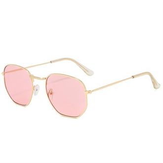 Generic Lunettes De Soleil En M&eacute;tal For Hommes Et Femmes Sport Plein Air(Pink)