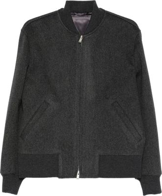 Lardini veste bomber en laine - Noir