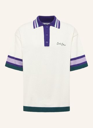 Carlo Colucci Carlo Colucci Mesh Poloshirt - Match Point Faulhaber weiss