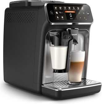 Philips 4300 Series EP4346 71 Machine &agrave; caf&eacute; noir argent