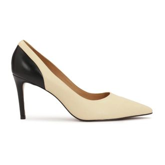 Kazar Femme, Chaussures, Beige, Taille: 37 EU Escarpins bicolores sur un talon aiguille fin