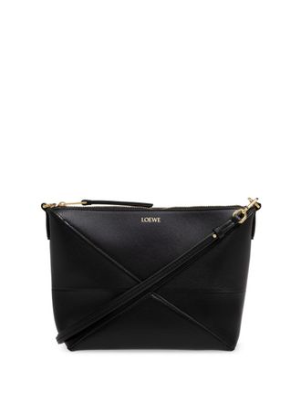 Loewe sac porté épaule Puzzle - Noir