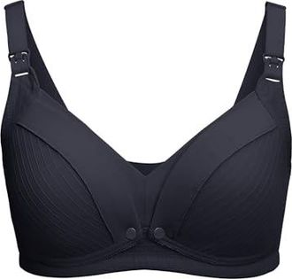 Generic Soutien-gorge dallaitement sans fil pour femme - Grande taille - Soutien confortable - 2026, Noir, 105C
